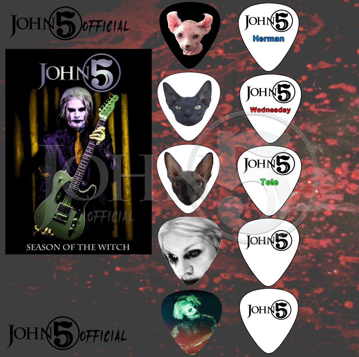 John 5 - Cats Pick Set Full Series – John 5 Store